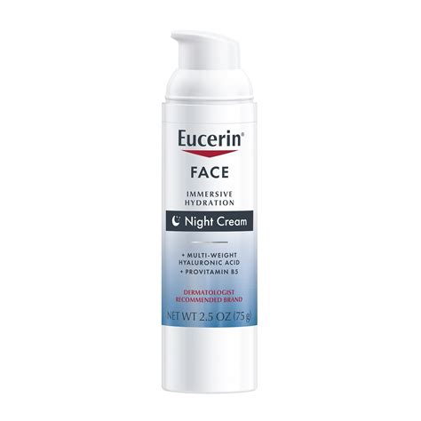 Eucerin Face Immersive Hydration Night Cream Immersive 25 Oz
