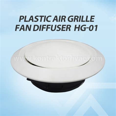 Jual Plastic Air Grille Exhaust Fan Round Diffuser Bulat 4 6 8 Inch Plastik Hc 02 14