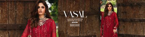 Vasal Vol 4 Unstitched Luxury Chiffon House Of Charizma