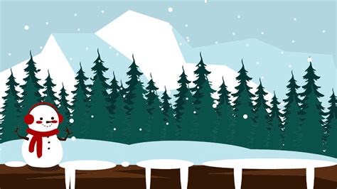 Free Christmas Forest Background Template To Edit Online