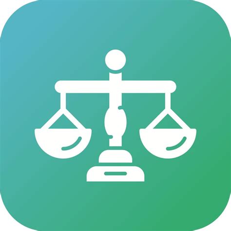 Justice Scale Vector Icon 17146046 Vector Art At Vecteezy