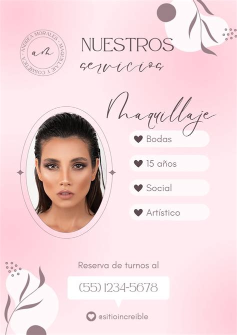 Customize 421 Makeup Flyers Templates Online Canva