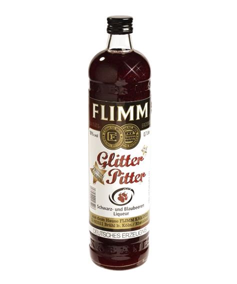 Flimm Glitter Pitter 18 Vol Likör Mit Glitzereffekt 07l