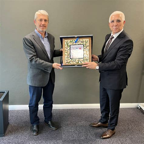 Marmarabirlik Yönetim Kurulu Başkanı Hidamet Asa Bİm Ceosu Haluk Dortluoğlunu Ziyaret Etti