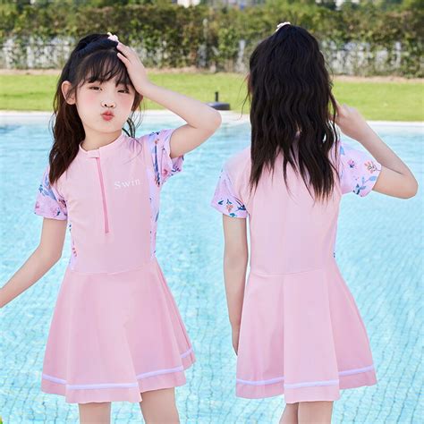 【楽天市場】水着 女の子 小学生 ワンピース キッズ 水着 小学生 中学生 幼稚園 保育園 可愛い スイミング スクール 着脱簡単 プール