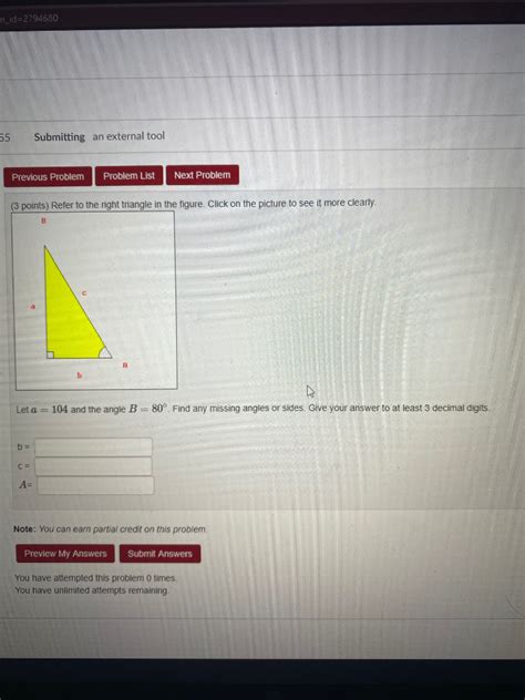 Solved Mid2794680 55 Submitting An External Tool Previous