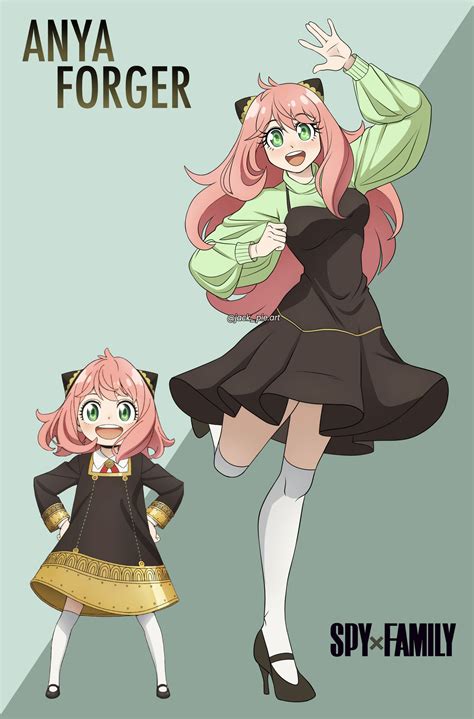 Anya Forger Adult Version By Jack Pie On Deviantart