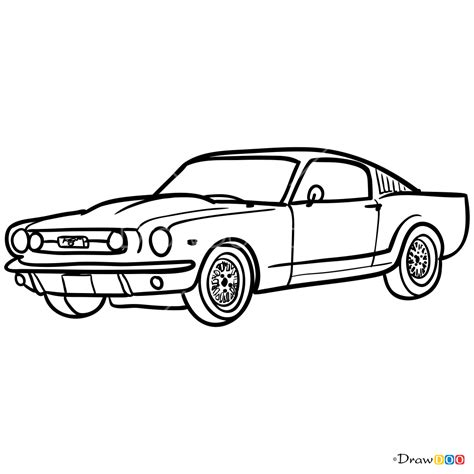 1967 Ford Mustang Drawings