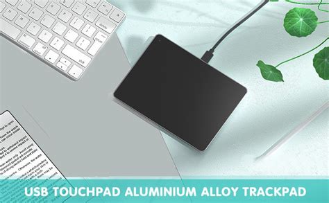 Usb Trackpad Touchpad Ultra Slim Portable Aluminum Usb Wired Touchpad With Multi Touch
