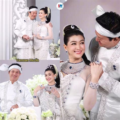 Yamoan ဒုတိယအကြိမ် ခမ်းခမ်းနားနား လက်ထပ်ခဲ့ကြတဲ့ အူဝဲတို့ ဇနီးမောင်န