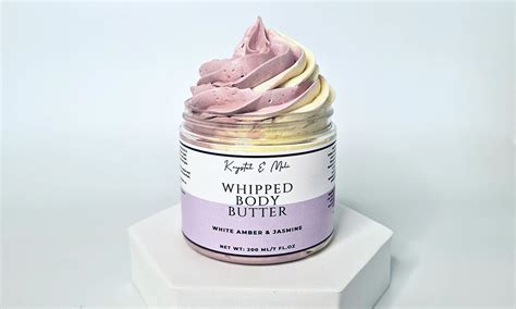 White Amber And Jasmine Whipped Body Butter Krystal And Meli