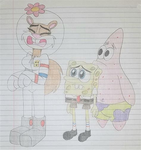 Sandy Crying Scene In Texas Redesigned Sketch By Scampthewolf On