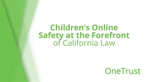 California Age Appropriate Design Code Act Passed Blog Onetrust