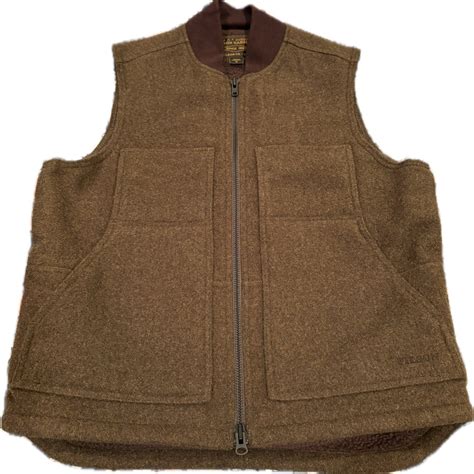 Filson Lined Mackinaw Wool Work Vest Medium Gem
