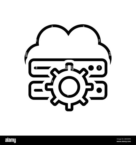 Cloud Server Icon Stock Vector Image And Art Alamy