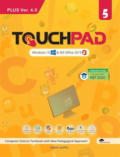 Touchpad Plus Ver 4 0 Class 5 Windows 10 And Ms Office 2019 Books