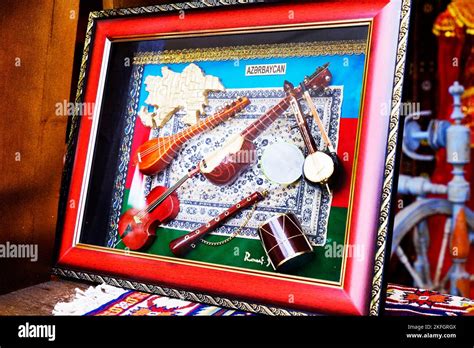 Souvenir Mugam Musical Instrument Tar National Folk Musical Instrument Of Azerbaijan String