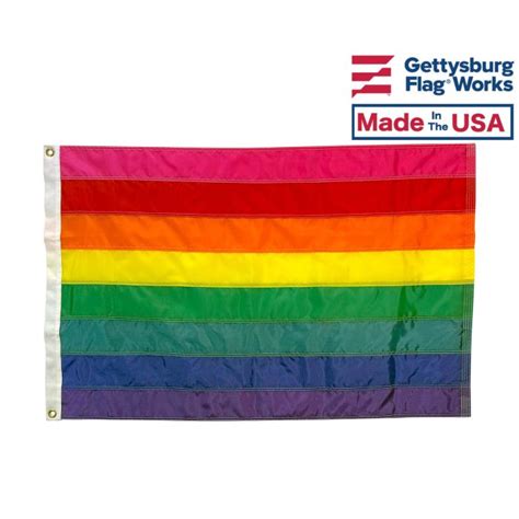 Original Rainbow Pride Flag With 8 Stripes Lgbtq Pride Flags