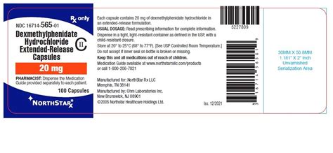 Dexmethylphenidate Er Capsule Fda Prescribing Information Side