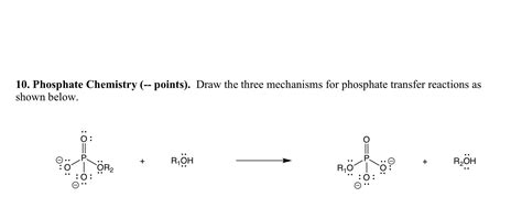 Solved 10 Phosphate Chemistry Points Draw The Three
