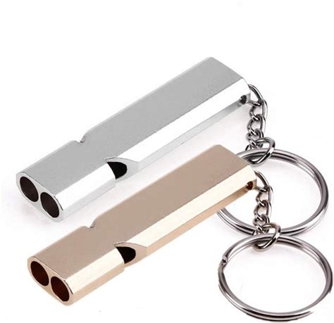 2pcs Silbato De Emergencia Seguridad Supervivencia Silbato Conjunto