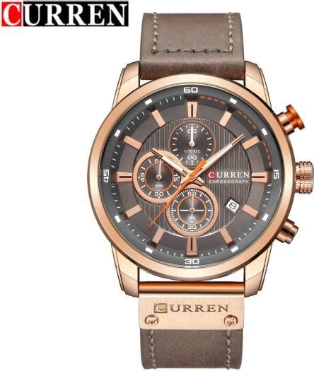 Curren 8291 Luxury Men Leather Band Strap Wrist Watch High Class Men