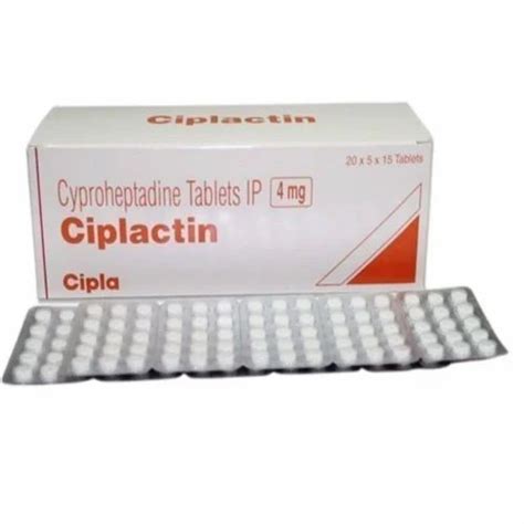 Ciplactin 4 Mg Tablet At ₹ 55box Cyproheptadine Tablet In Nagpur