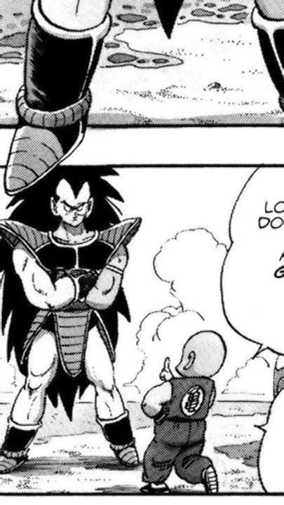 Raditz Slaps Krillin Silly Dragonball Dbz Manga Youtube