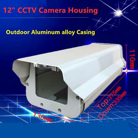 12 Cctv Camera Housing Outdoor Aluminum Alloy Casing Rear Opening