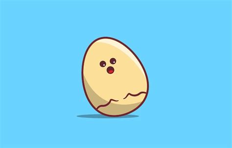 Premium Vector Egg Cute Vector Illustration