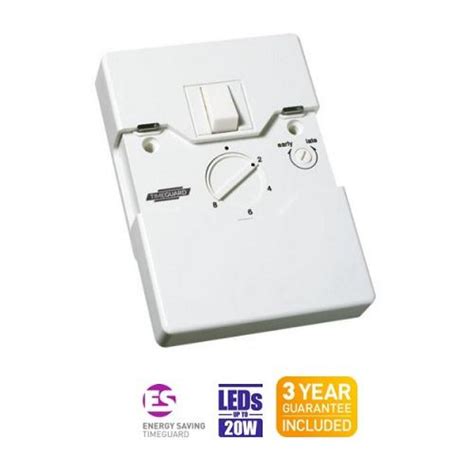 Timeguard Zv210 Programmable Security Light Switch Single Gang