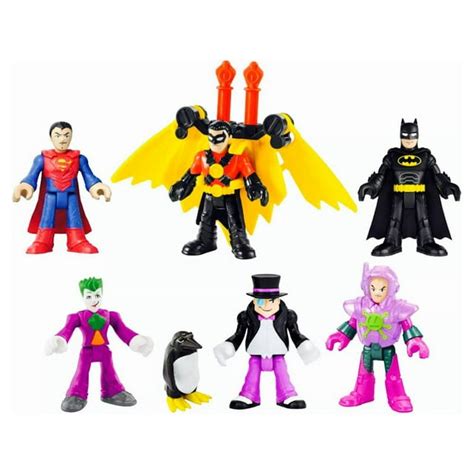Imaginext Dc Super Friends Deluxe Figure Pack With Batman Superman