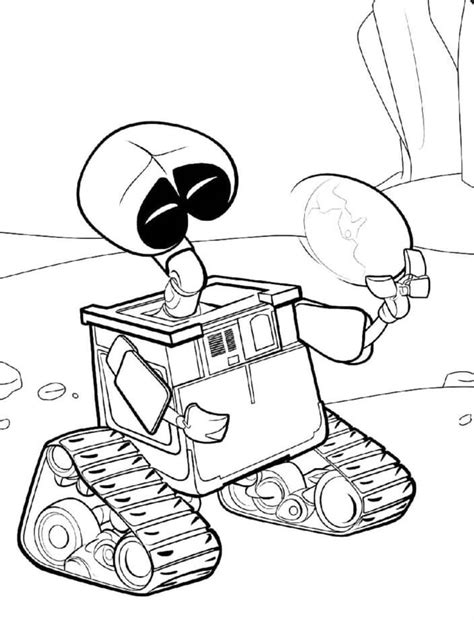 Wall E Tegninger Til Farvelægning Farvelegning Com