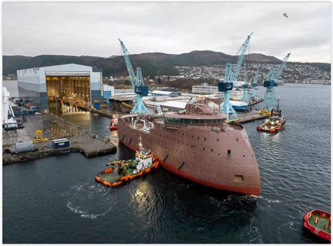 Ulstein Verft Commences Outfitting For First Bs Offshore Twin X Stern Csov Vessel Vesselfinder