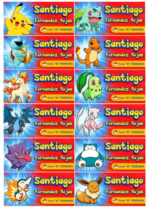 Etiquetas Escolares Y Carátulas Gratis