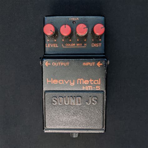 Sound Js Hm 5 Heavy Metal ⚡serviced⚡ Rare Vintage Reverb