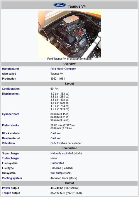 Ford Essex V4 Engine