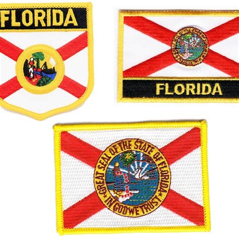 Florida Flag State Patch Etsy