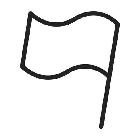 Flag Generic Outline Icon Freepik