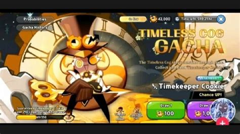 Timekeeper Cookie Gacha In Crk 💛🖤 In 2025 Cookie Run Cookies History