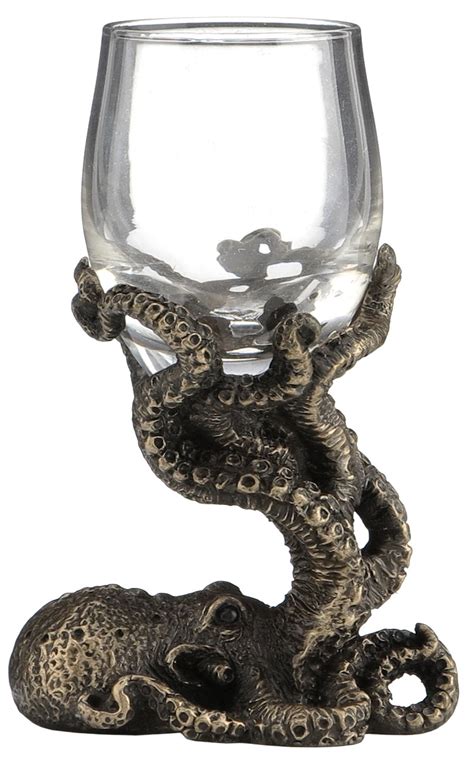 Octopus Wine Glass The Covered Bridge And Leather Shop