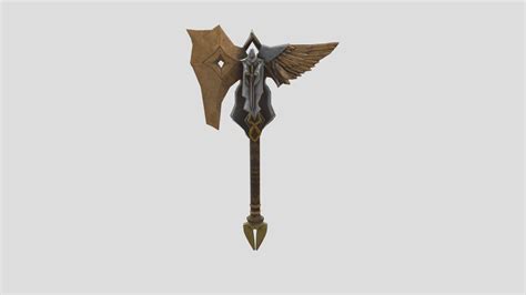 Celestial Axe 3d Model By Destinycrutchley [988ad39] Sketchfab
