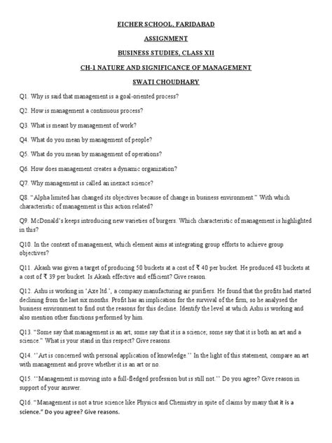 Assignment Xii L1 Pdf Cognition Economies