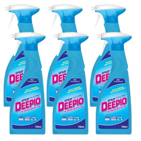 Deepio Professional Kitchen Degreaser Spray Pack Of 6