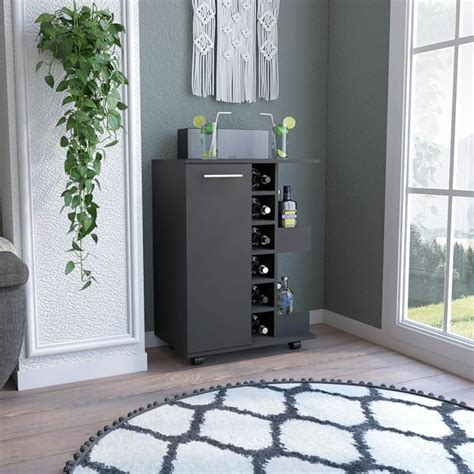 Locking Liquor Cabinet
