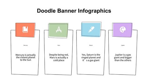 Line Of Sticky Notes With Different Colored Squares Google Slide Theme And Powerpoint Template
