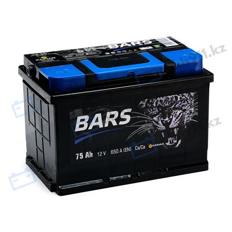 Автомобильный аккумулятор BARS (Барс) 6СТ-75 АПЗ 75Ah купить в Алматы ...