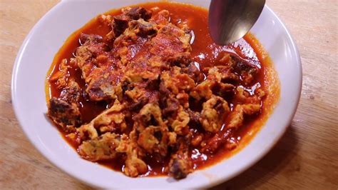 Carne Seca Con Huevo En Chile Rojo Youtube