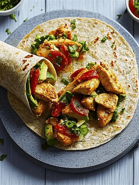 Ultimate Spicy Chicken And Avocado Wraps Delicious Budget Meal