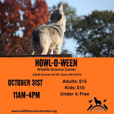 Howl O Ween Admission 2026 — Wildlife Science Center